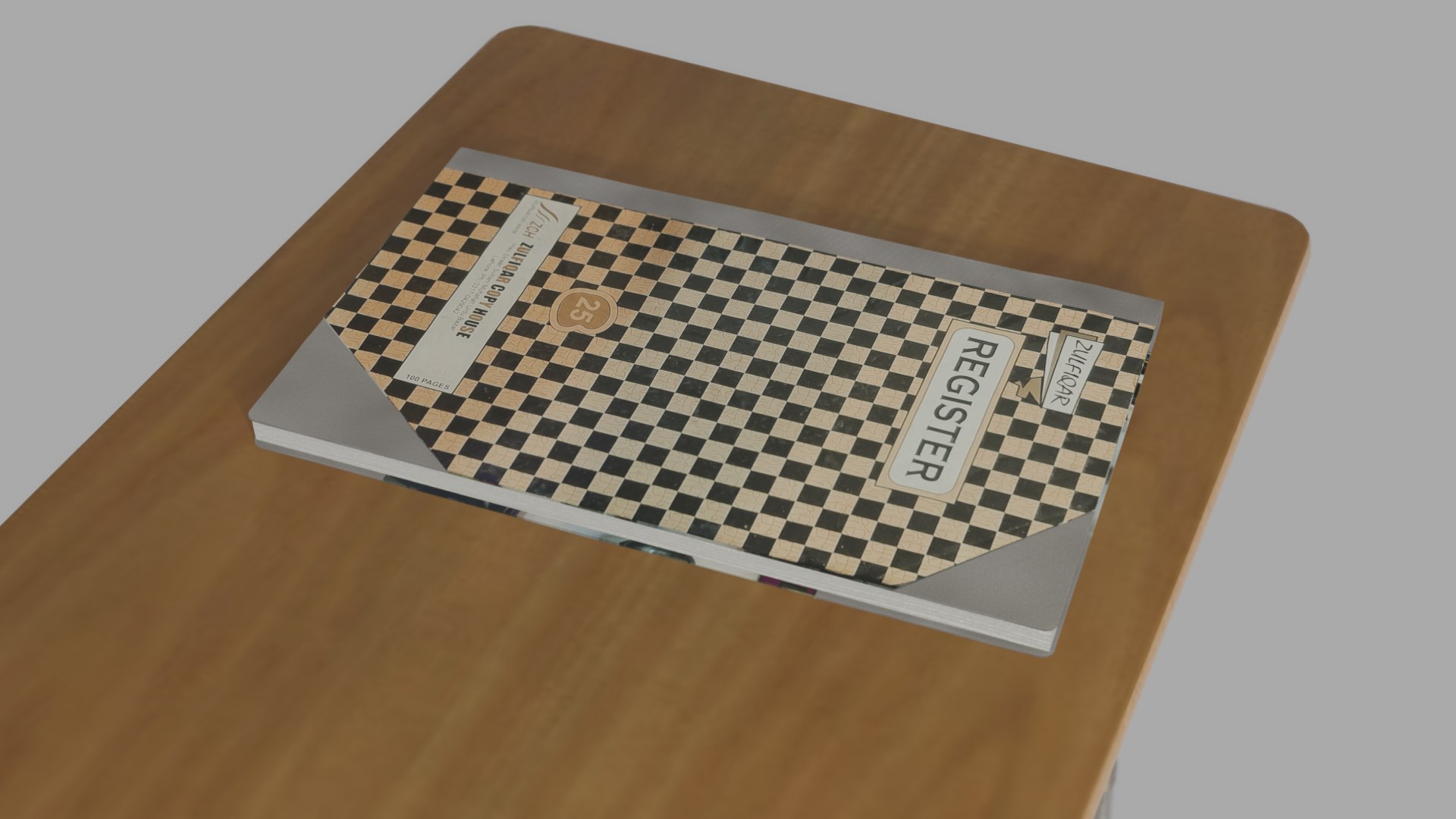 Free Notebook Register 3D Model - TurboSquid 2315921