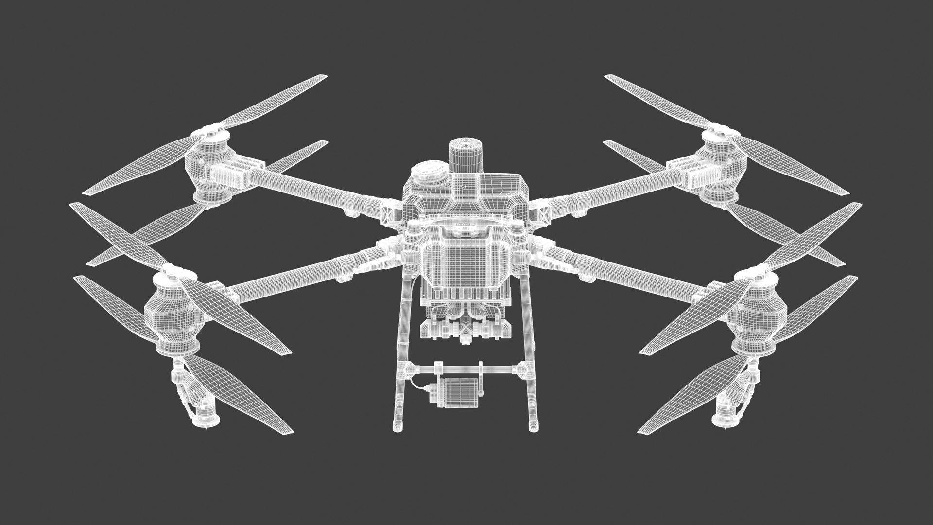 DJI Agras T50 Drone 3D Model - TurboSquid 2426005