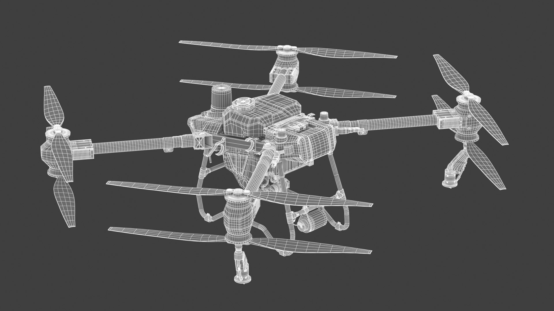 DJI Agras T50 Drone 3D Model - TurboSquid 2426005