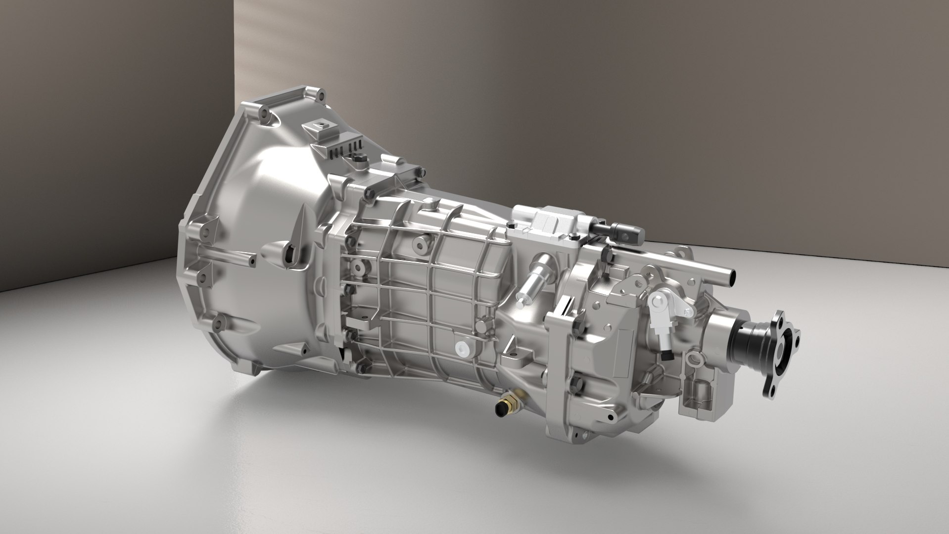 3D 6 Speed RWD Manual Transmission Model - TurboSquid 1785236