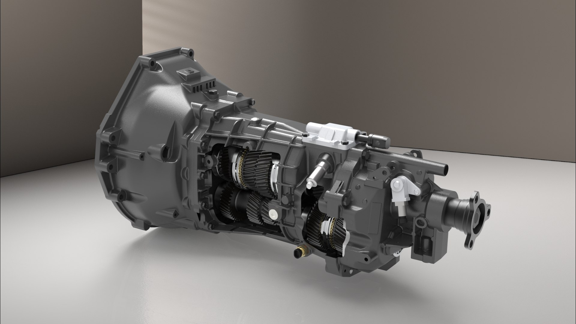 3D 6 Speed RWD Manual Transmission Model - TurboSquid 1785236