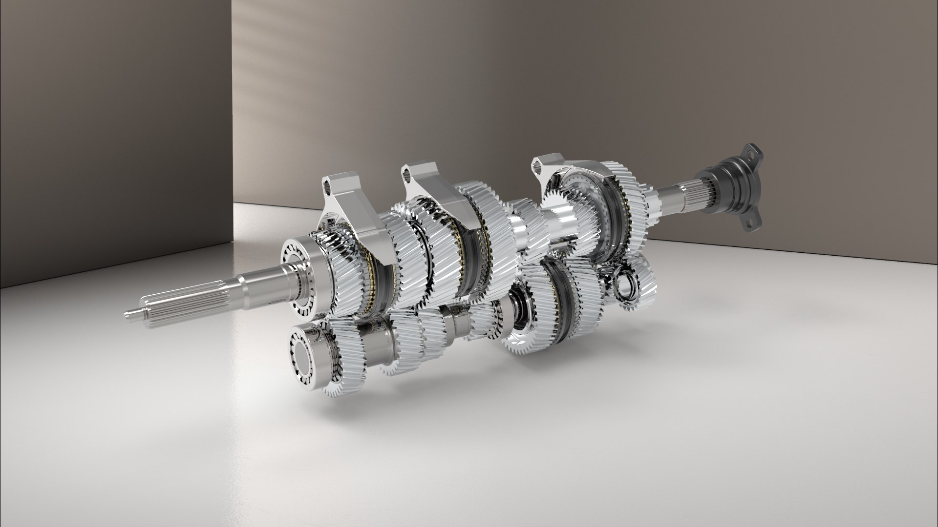 3D 6 Speed RWD Manual Transmission Model - TurboSquid 1785236