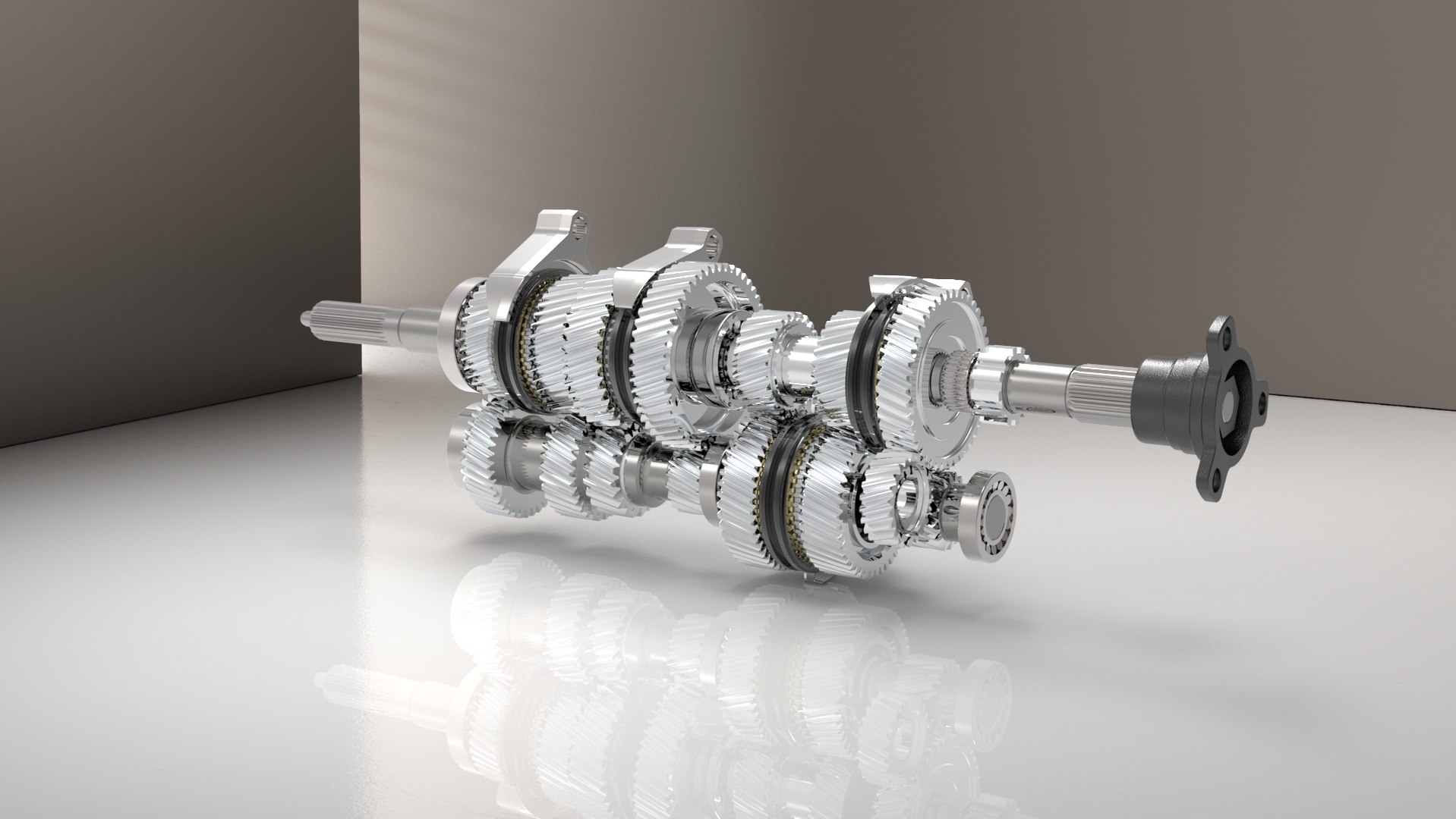 3D 6 Speed RWD Manual Transmission Model - TurboSquid 1785236