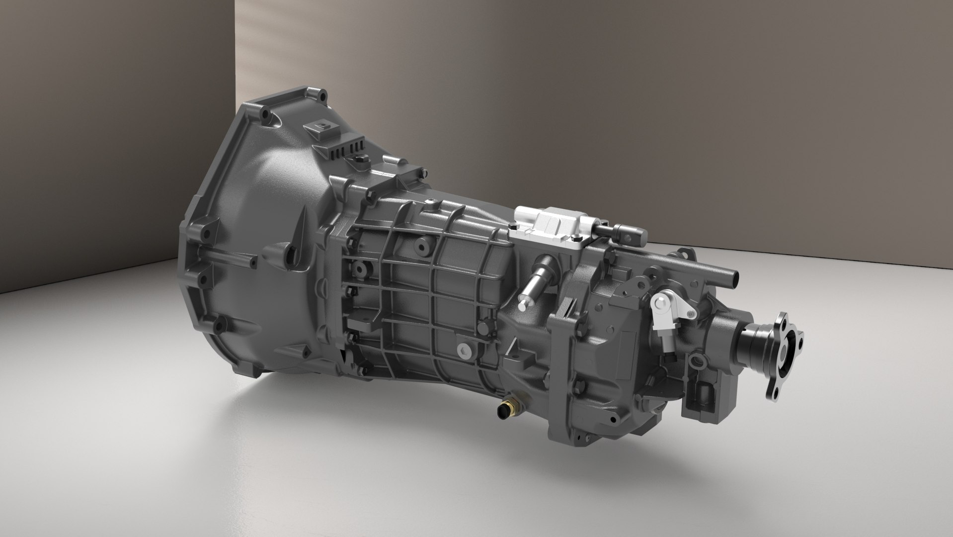 3D 6 Speed RWD Manual Transmission Model - TurboSquid 1785236