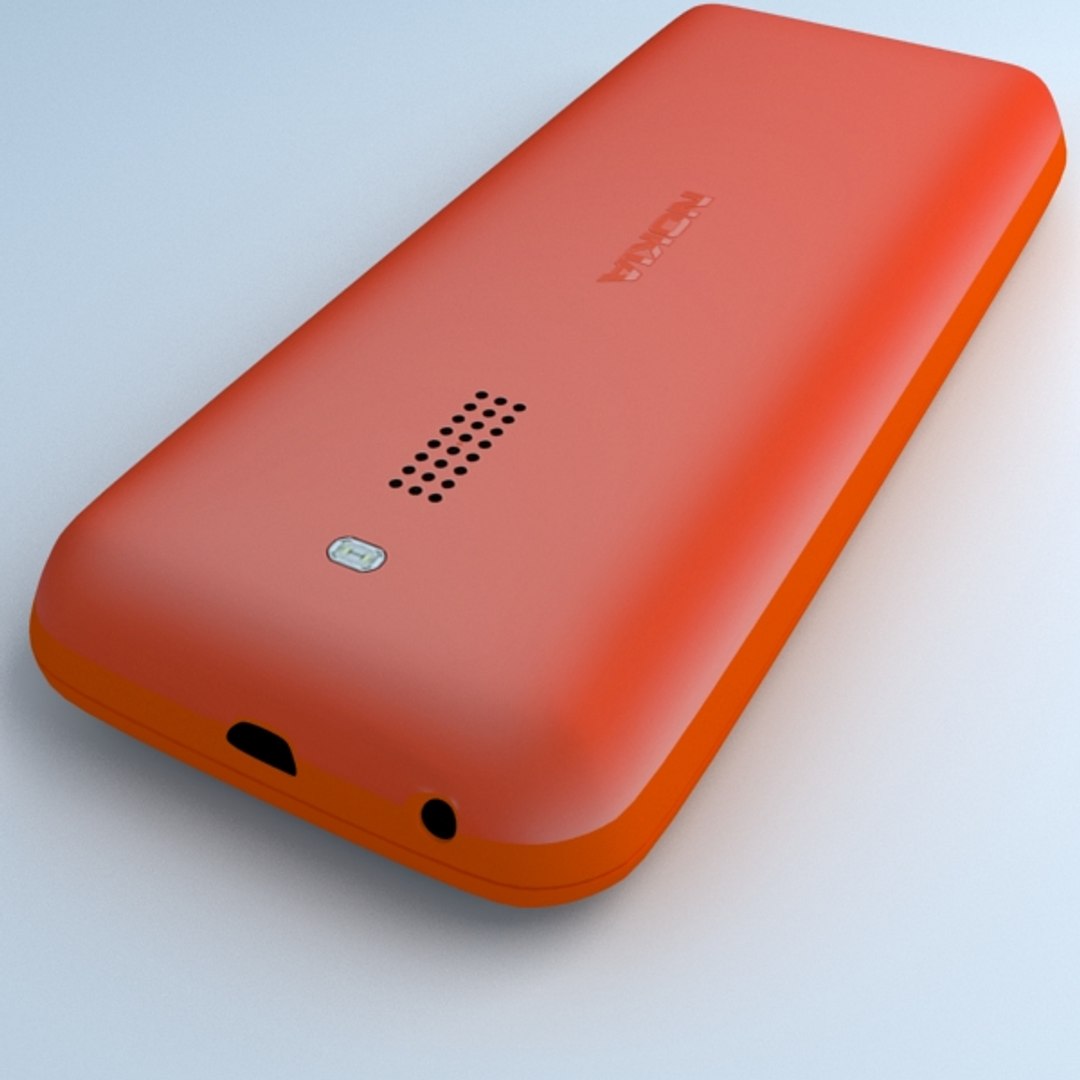 Nokia 103 Red 3d Model