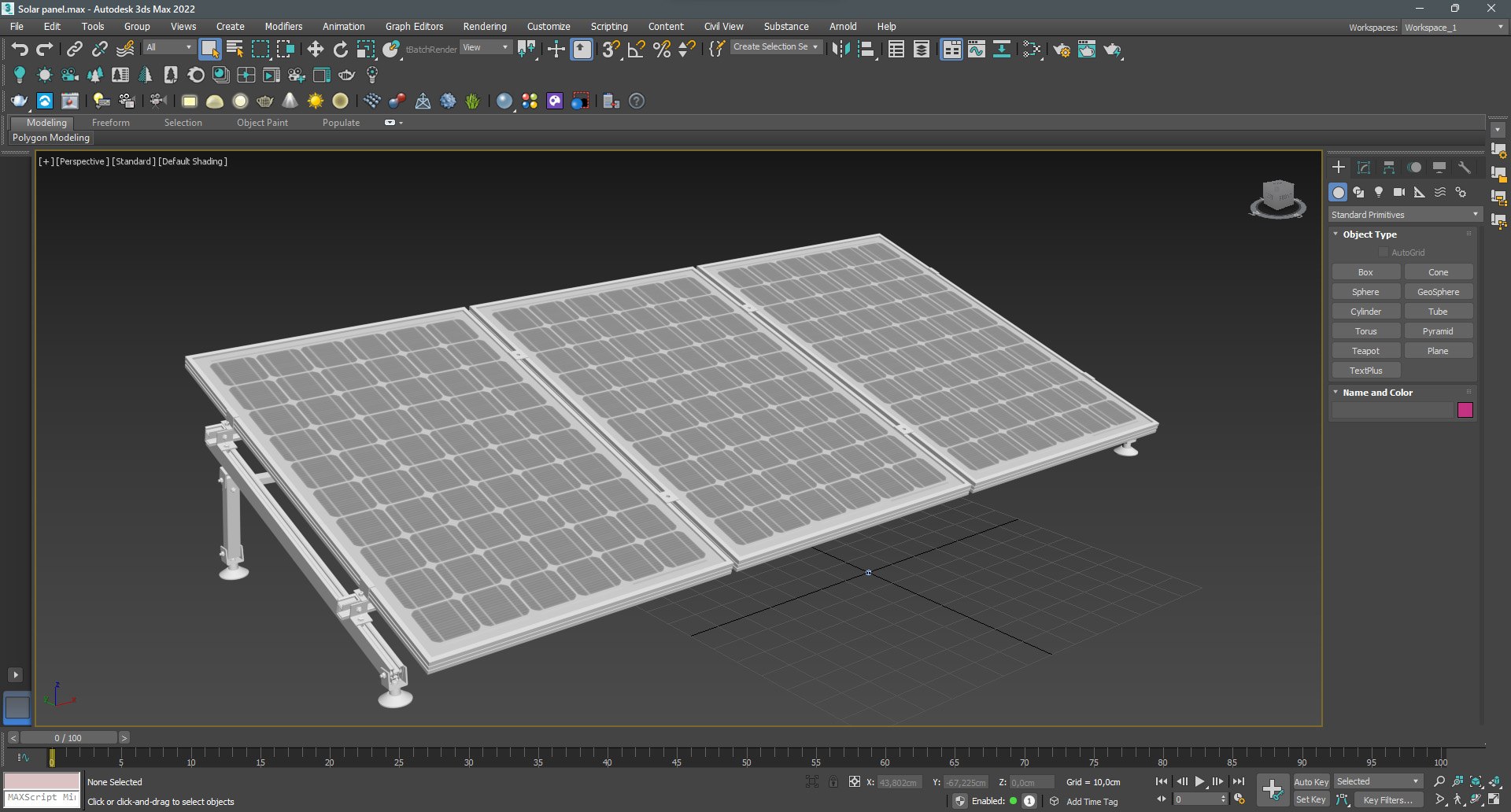 3D Solar Panel - TurboSquid 2148930