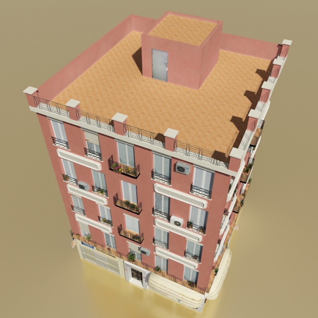 3d Model Photorealistic Building 12