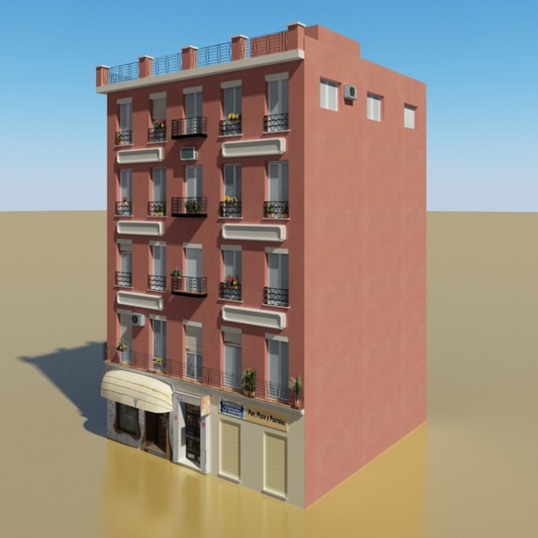 3d Model Photorealistic Building 12