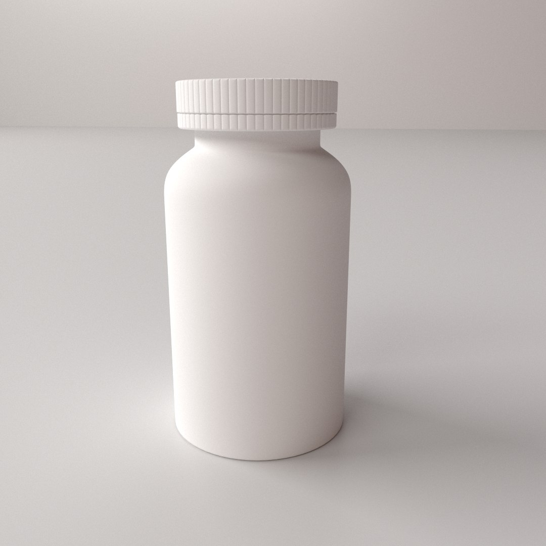 pill bottle 3d 3ds