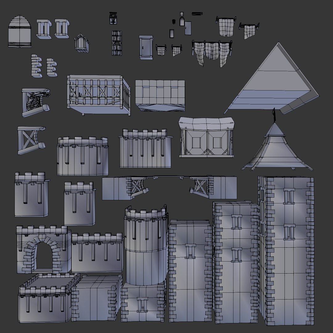 Castle Tower 3D Model - TurboSquid 1210777