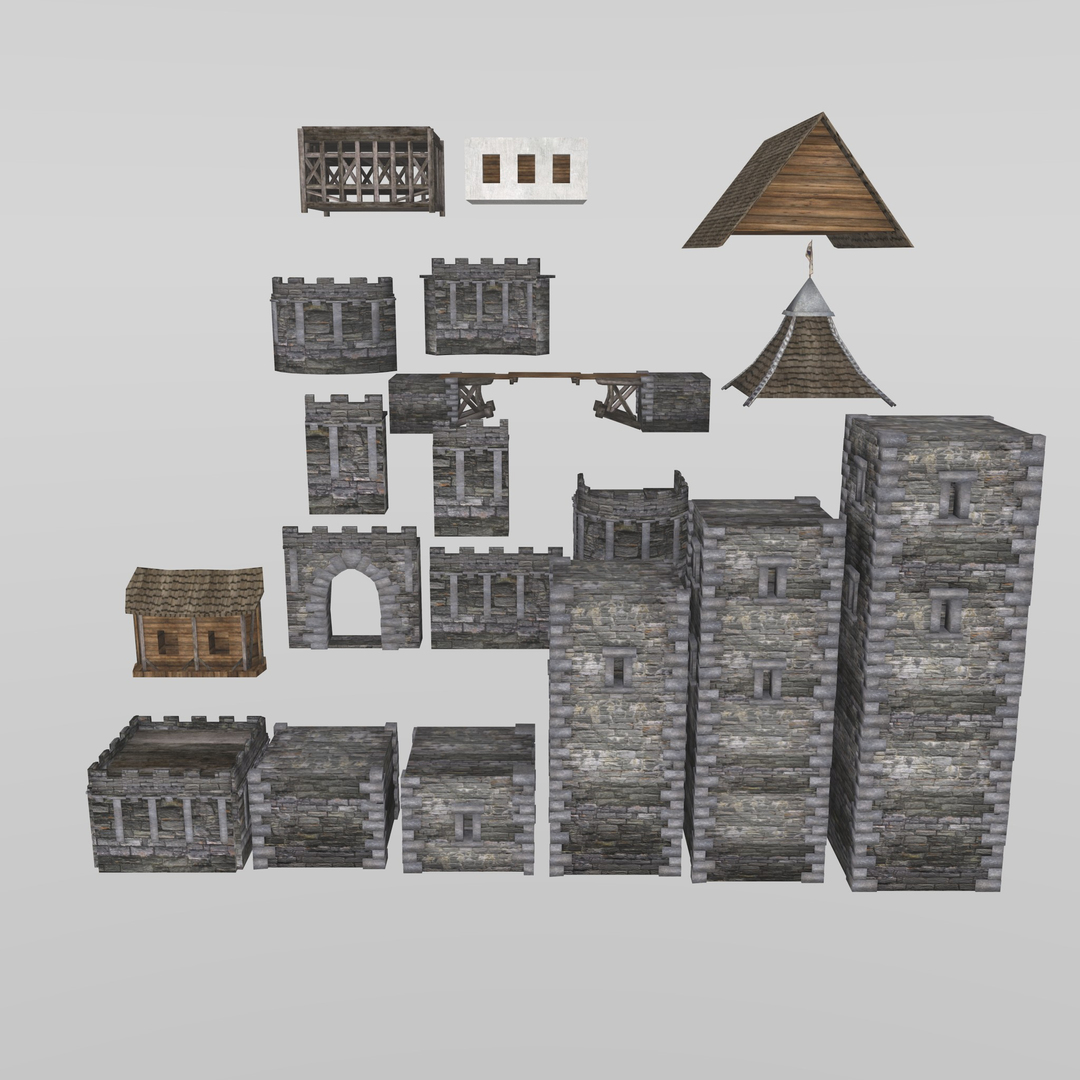 Castle Tower 3D Model - TurboSquid 1210777