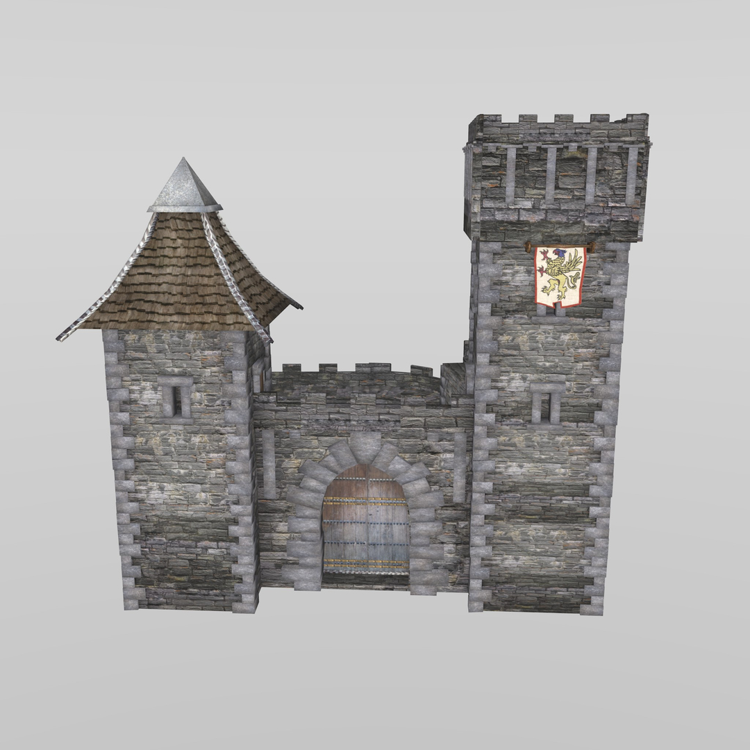 Castle Tower 3D Model - TurboSquid 1210777