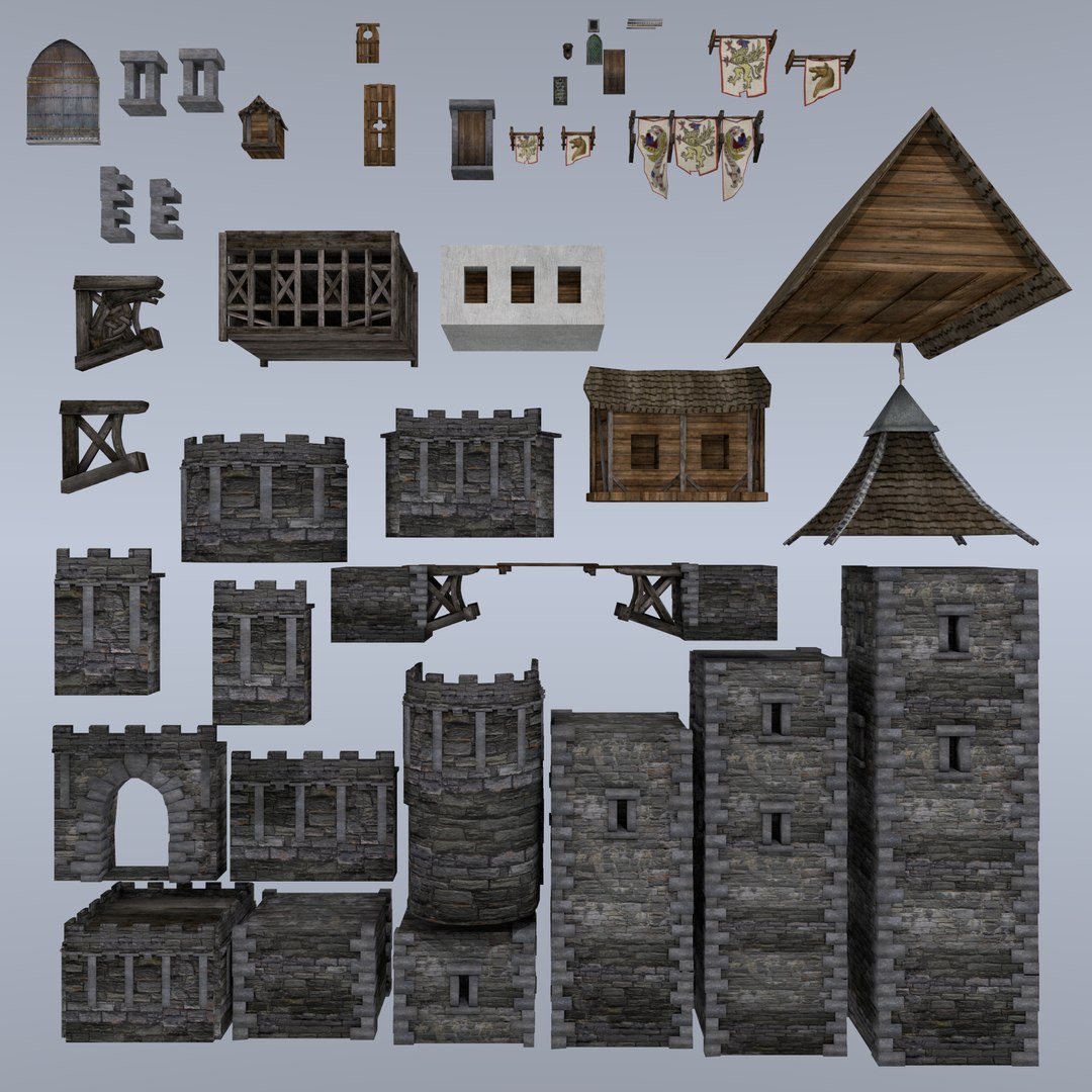 Castle Tower 3D Model - TurboSquid 1210777