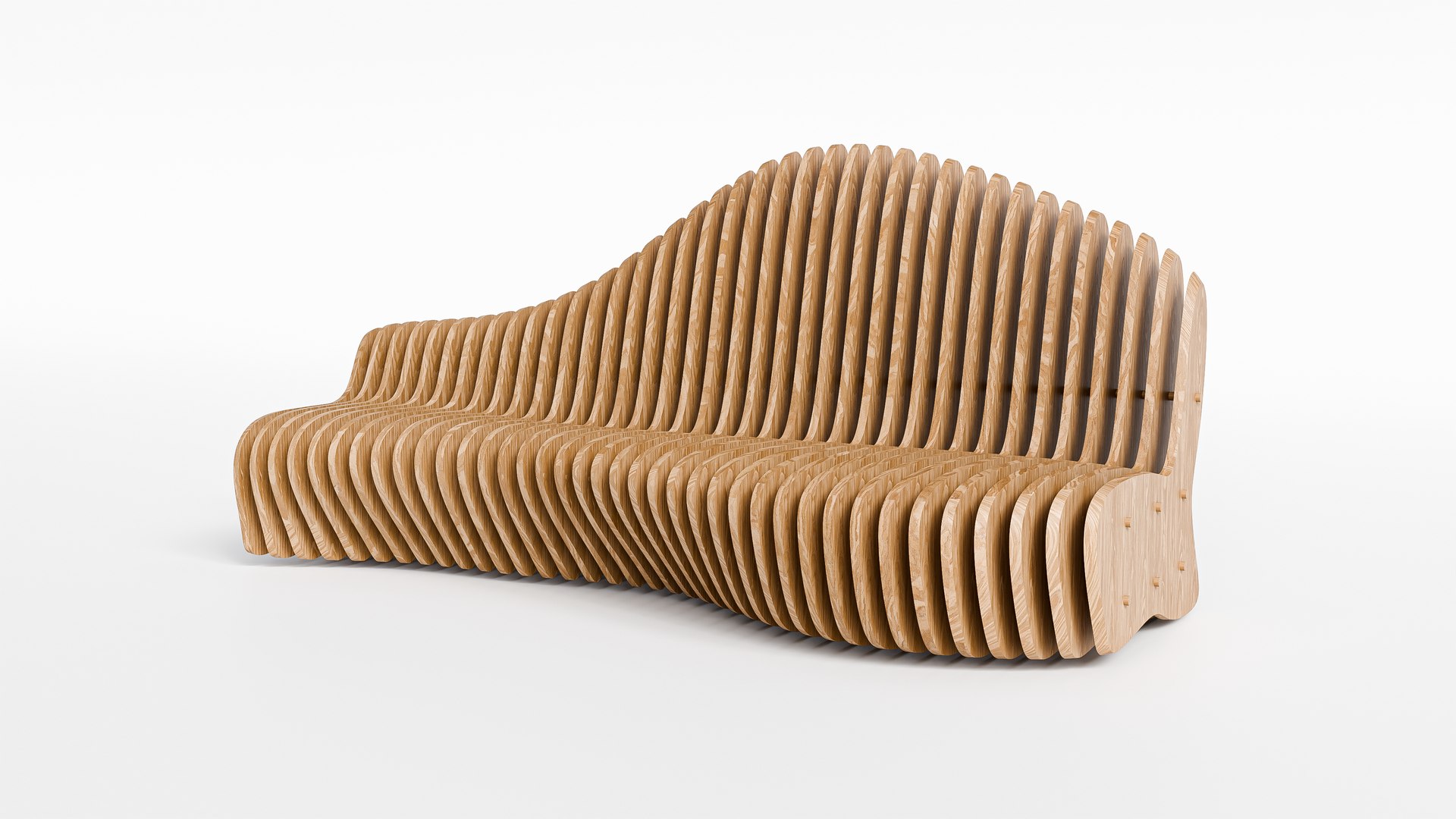 3D Parametric Bench 01 - TurboSquid 2338981