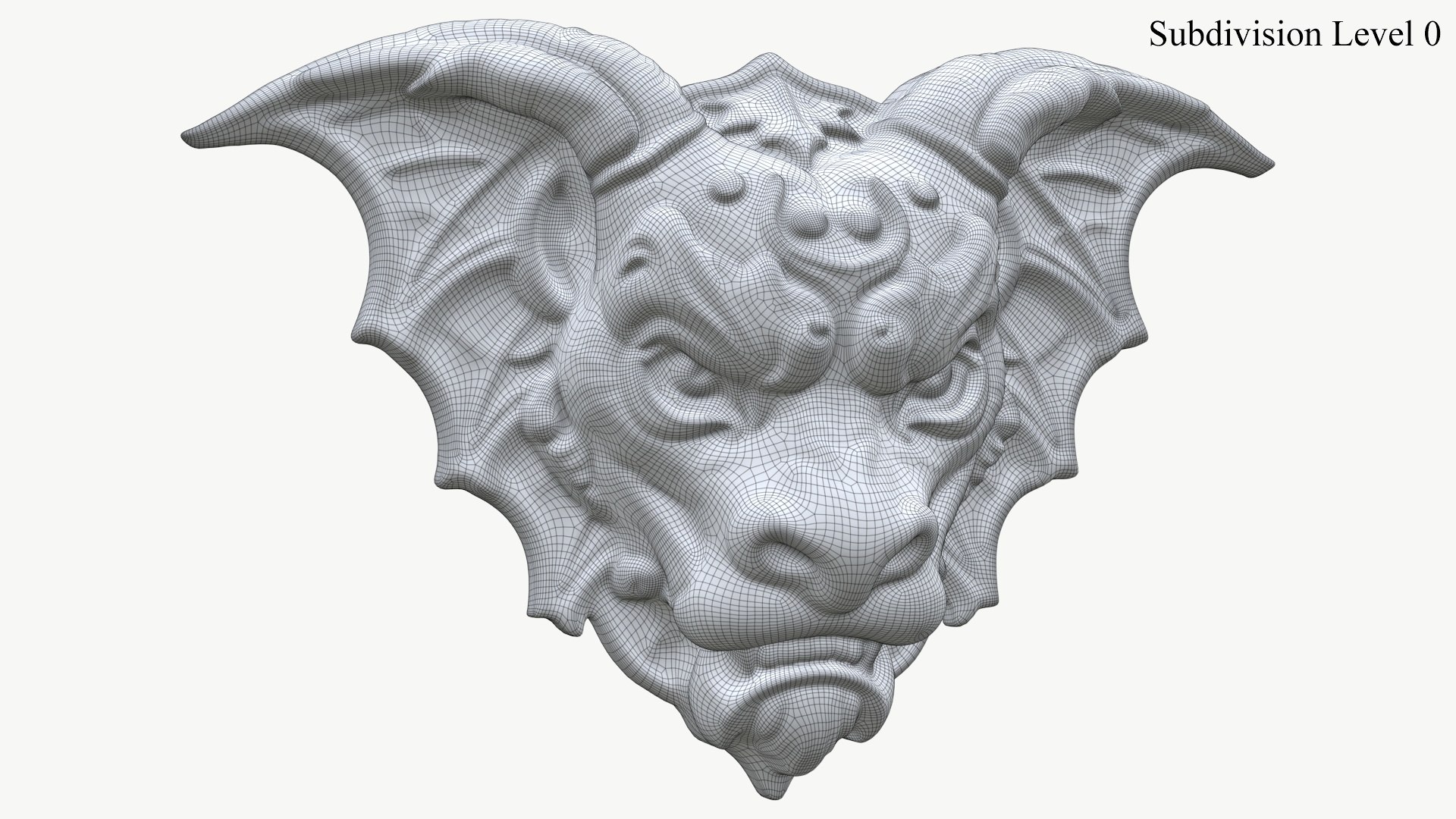 Gargoyle Head Textured 12 3D Model - TurboSquid 2291584
