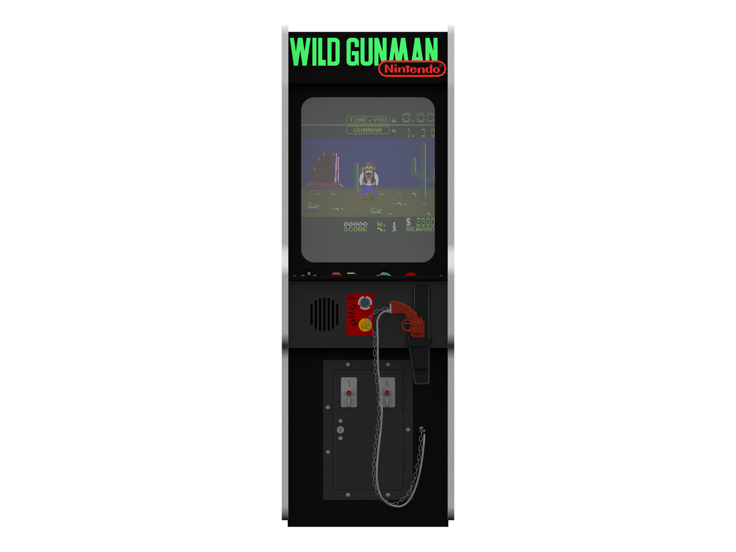 Wild Gunman Arcade-Spiel 3D-Modell - TurboSquid 1729254