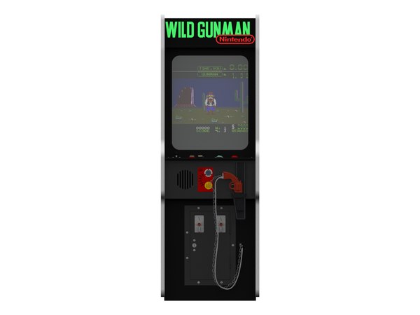 Wild Gunman Arcade Game 3D model - TurboSquid 1729254