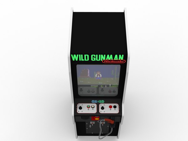 Wild Gunman Arcade Game 3D model - TurboSquid 1729254