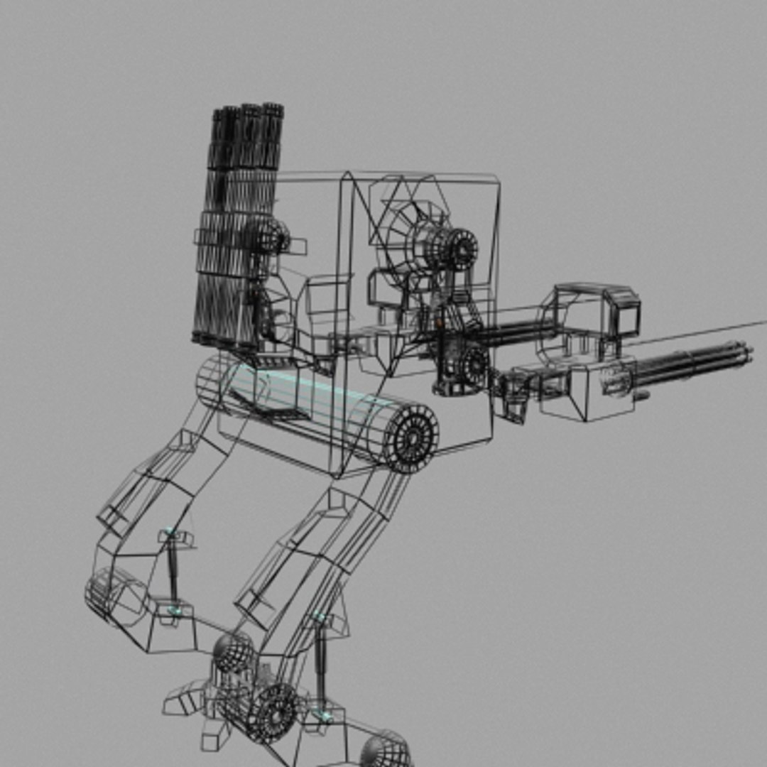 battle mech walker 3ds