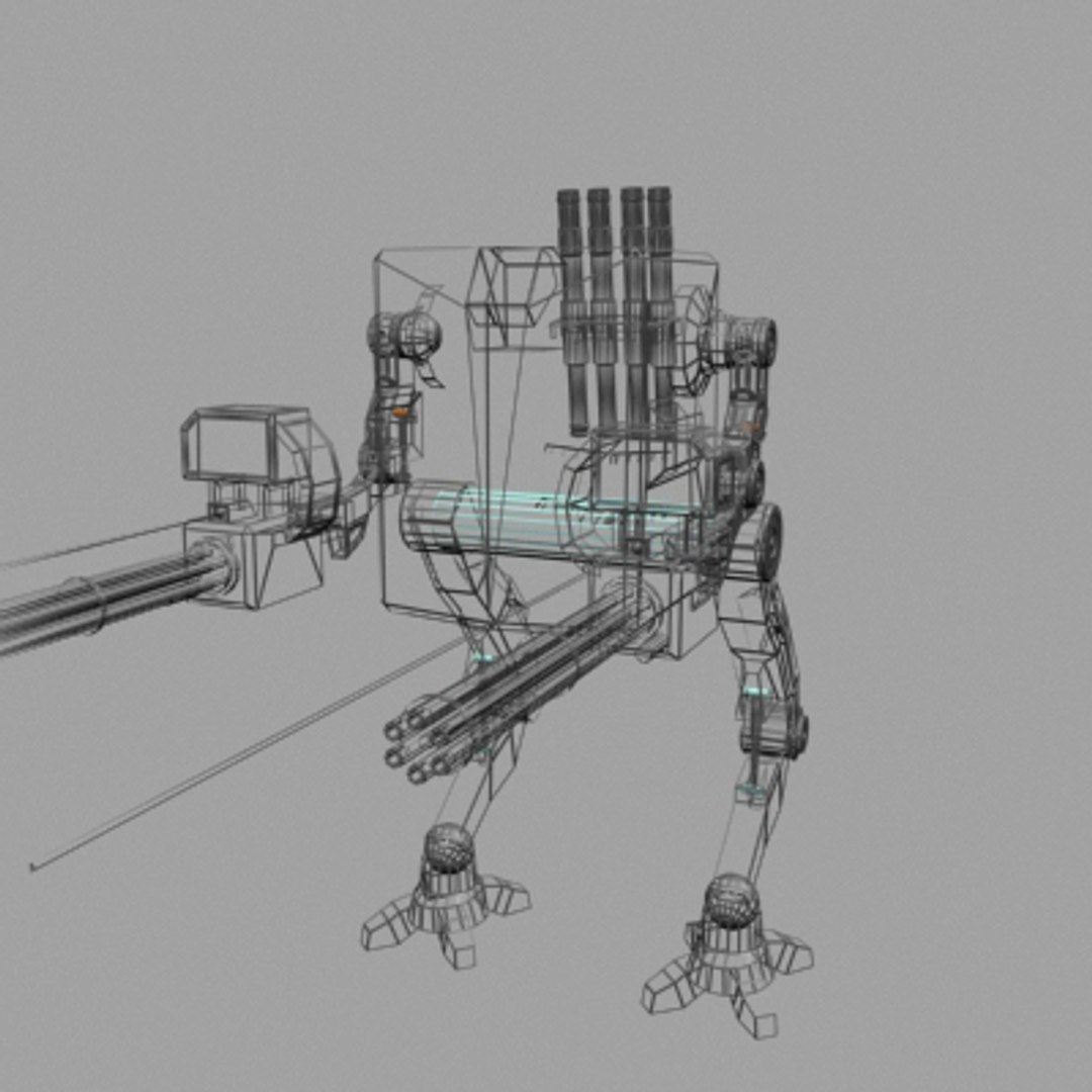 battle mech walker 3ds