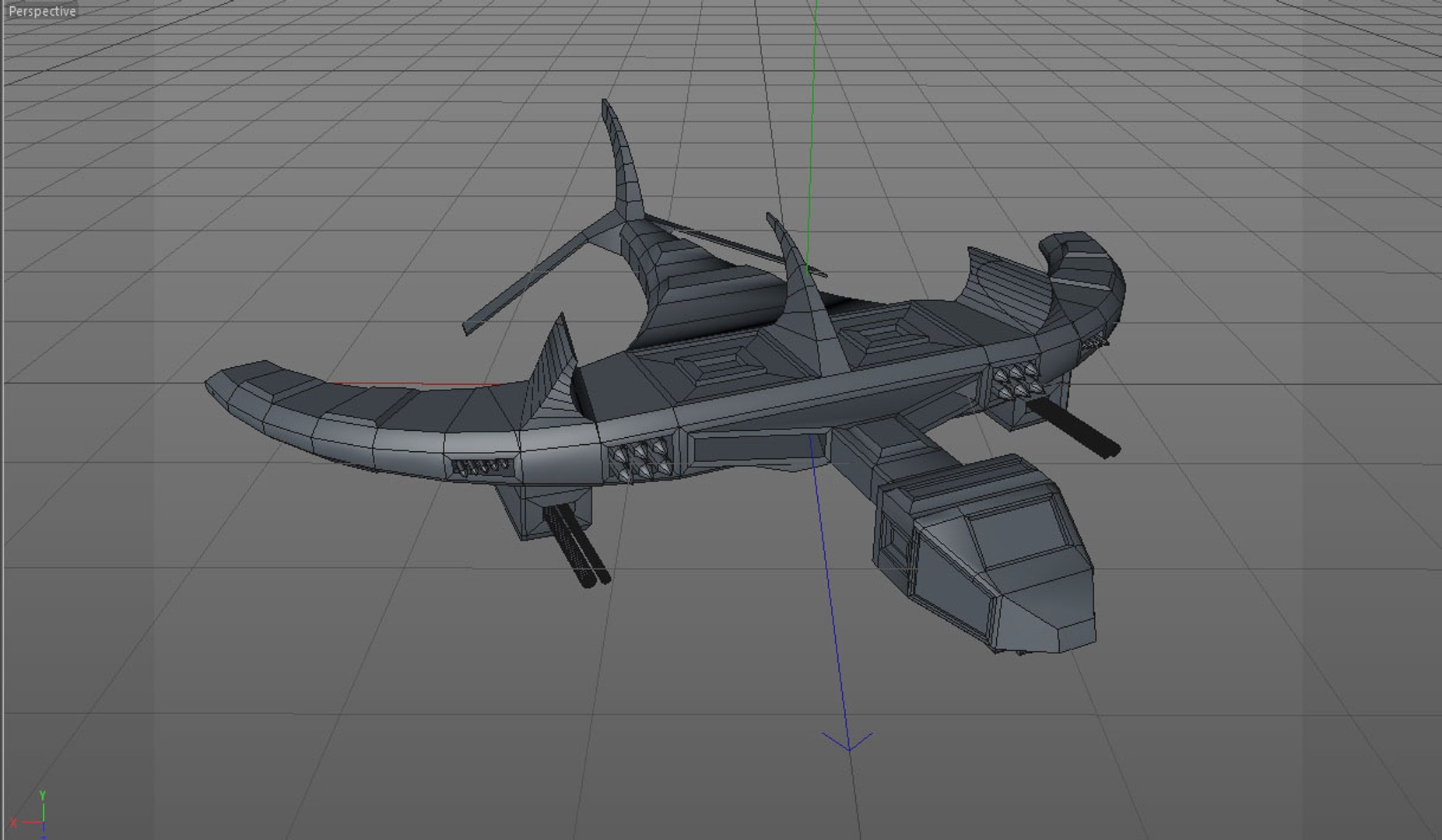 3d space craft model