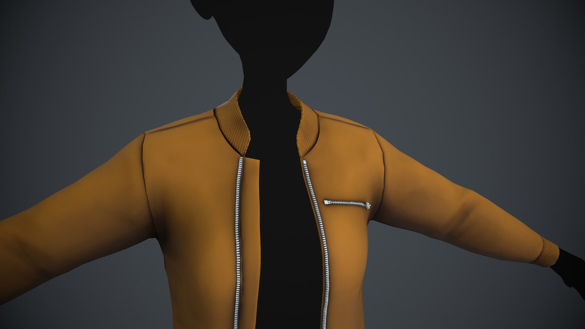 Female Brown Jacket Style 1 Model - TurboSquid 1923534