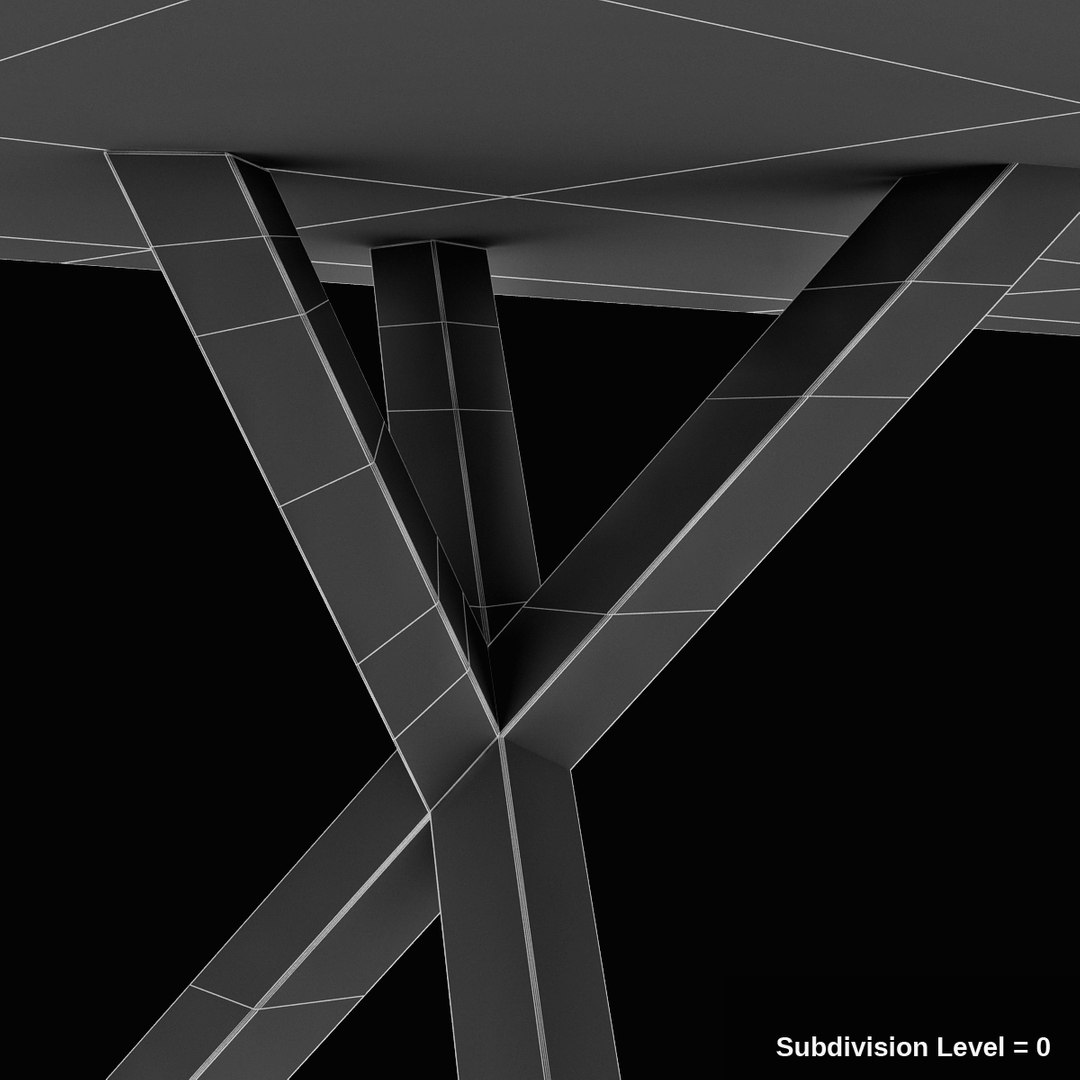 Design Xy Dining Table 3d Model