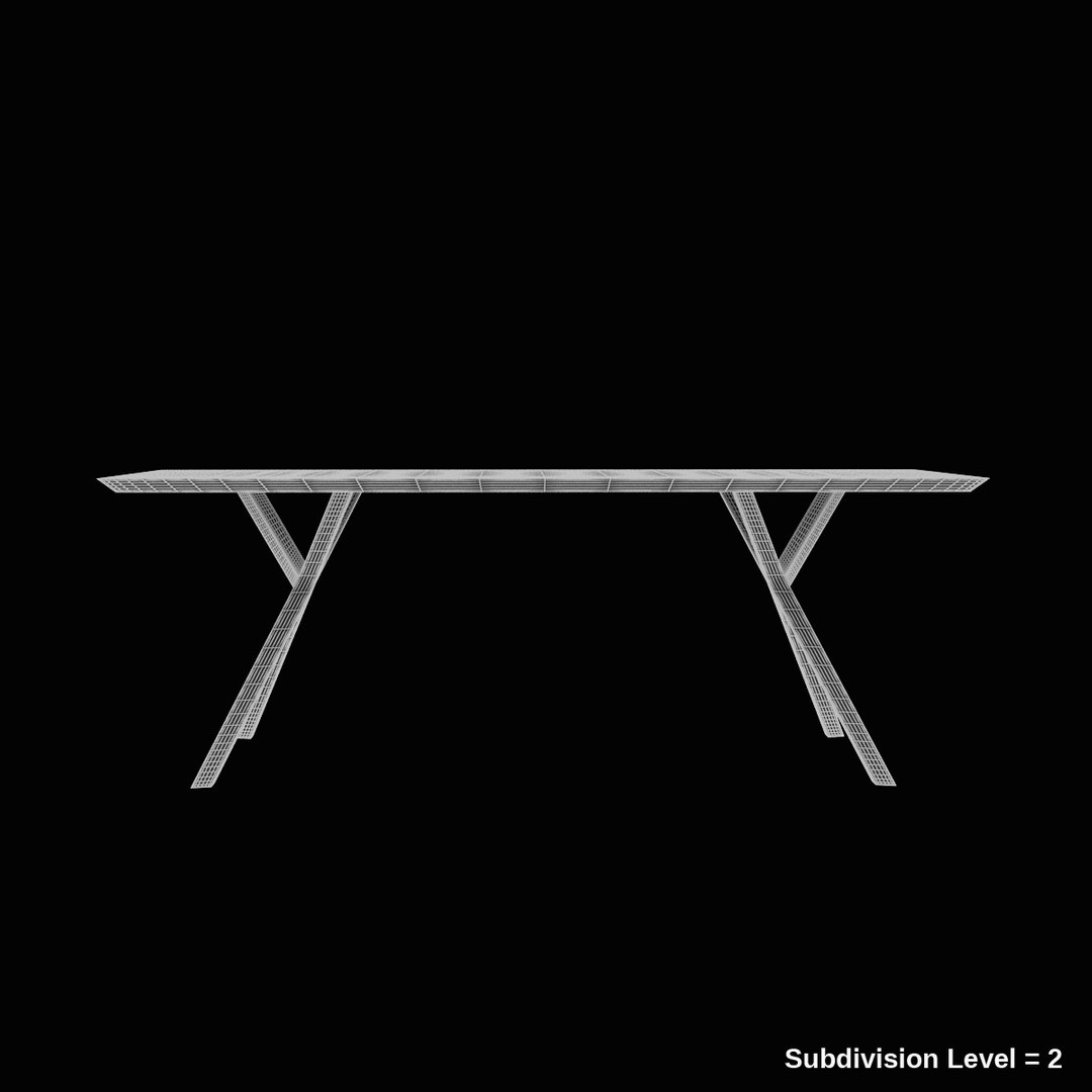 Design Xy Dining Table 3d Model