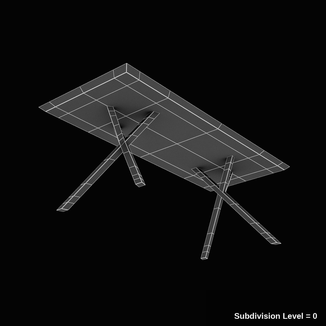 Design Xy Dining Table 3d Model