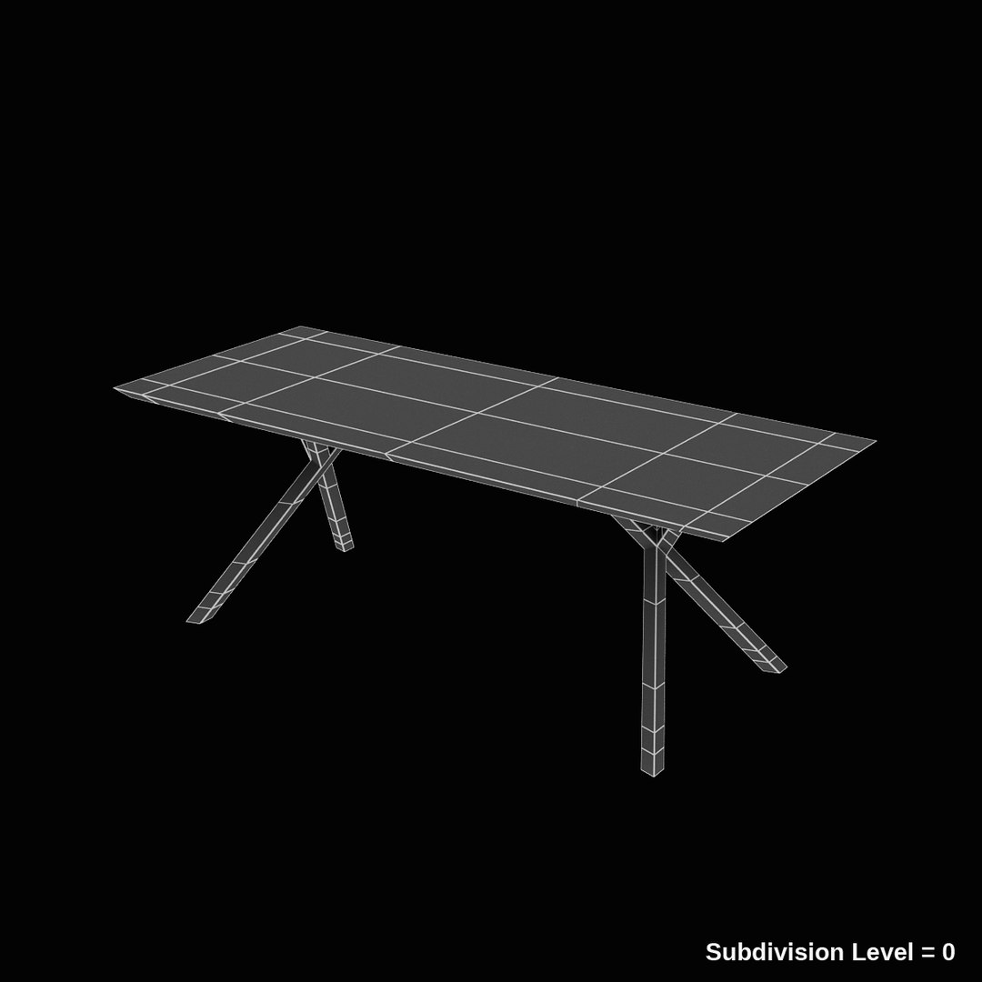 Design Xy Dining Table 3d Model