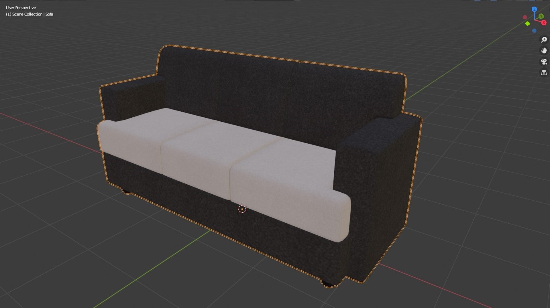 3D couch model - TurboSquid 1631011