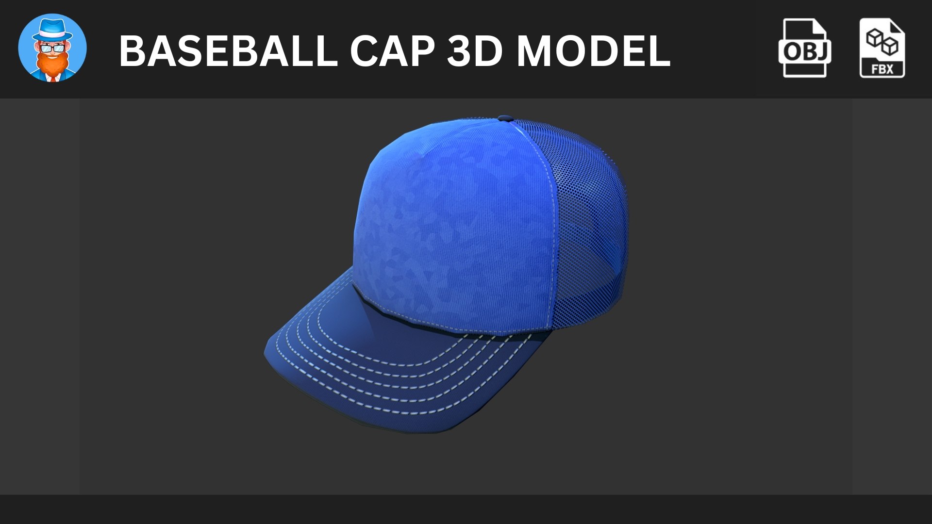 Baseball Cap 3D Model 3D Model - TurboSquid 2400767