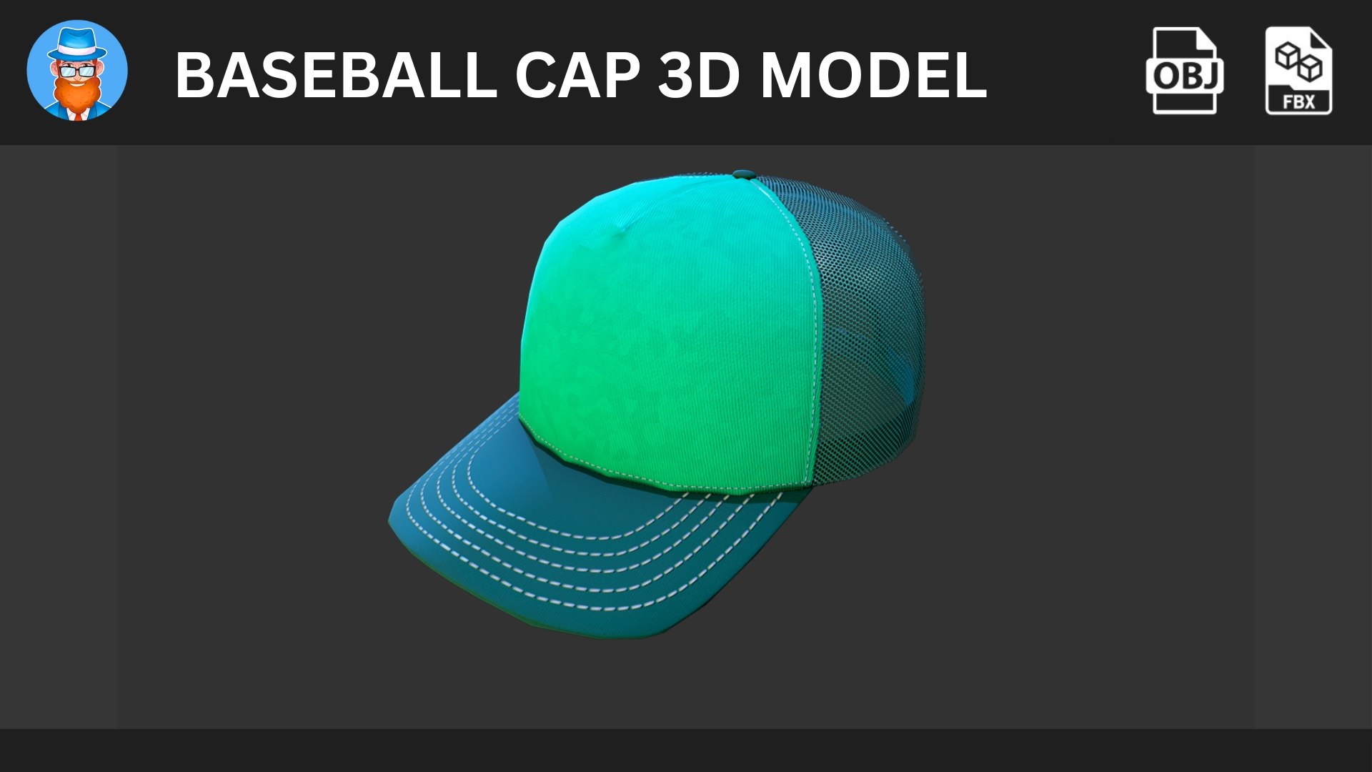 Baseball Cap 3D Model 3D Model - TurboSquid 2400767