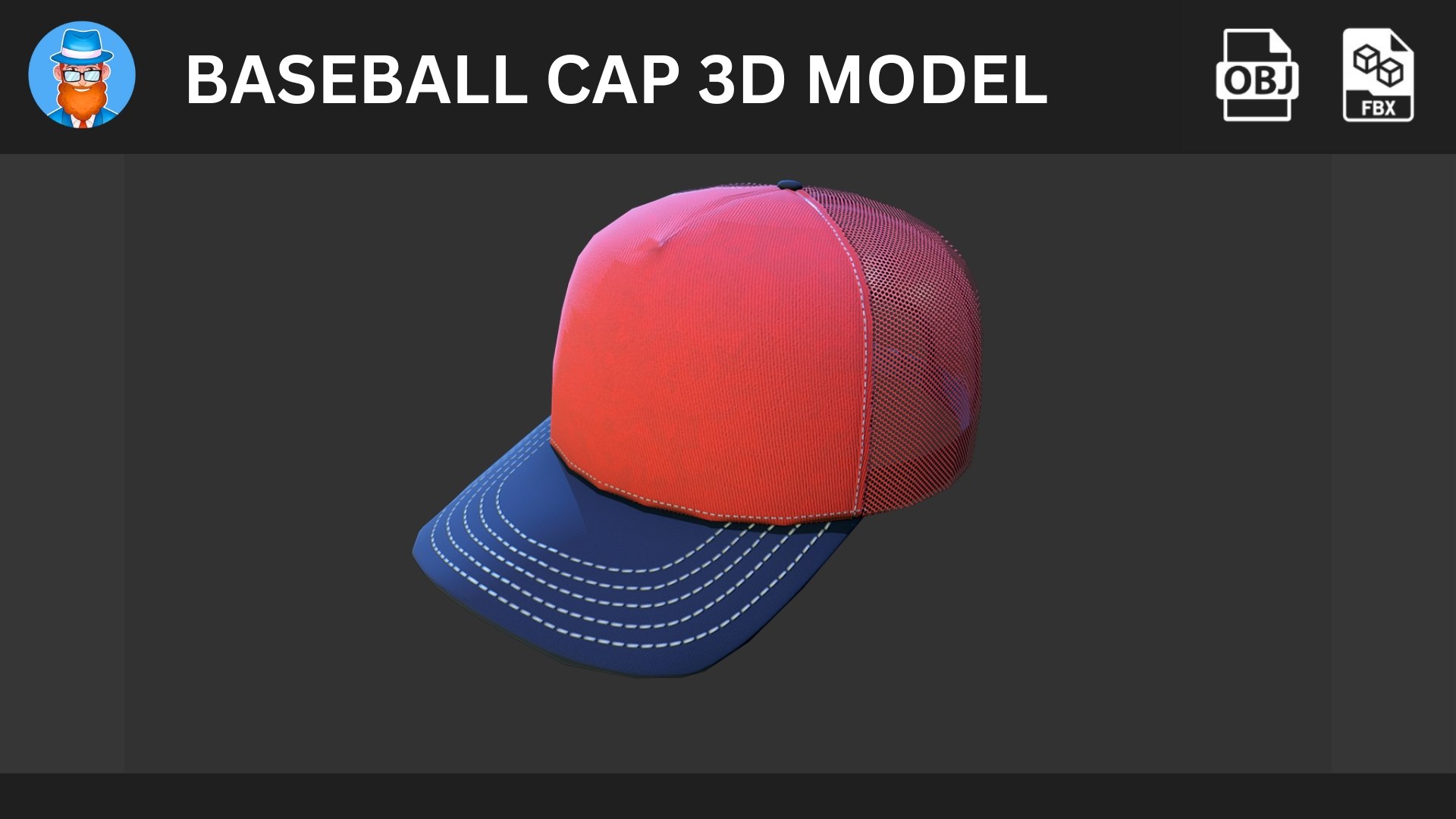 Baseball Cap 3D Model 3D Model - TurboSquid 2400767