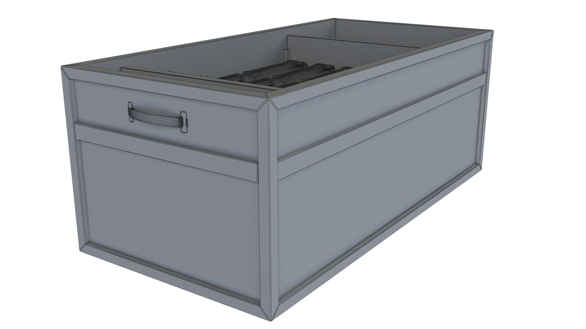 M4 Rifle Transport Wood Box 3D Model - TurboSquid 2000526