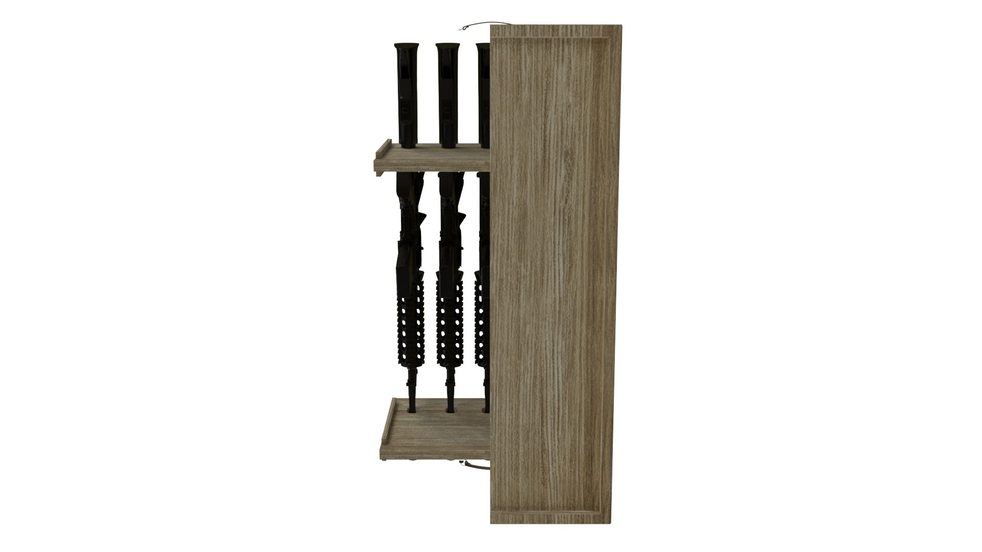 M4 Rifle Transport Wood Box 3D Model - TurboSquid 2000526