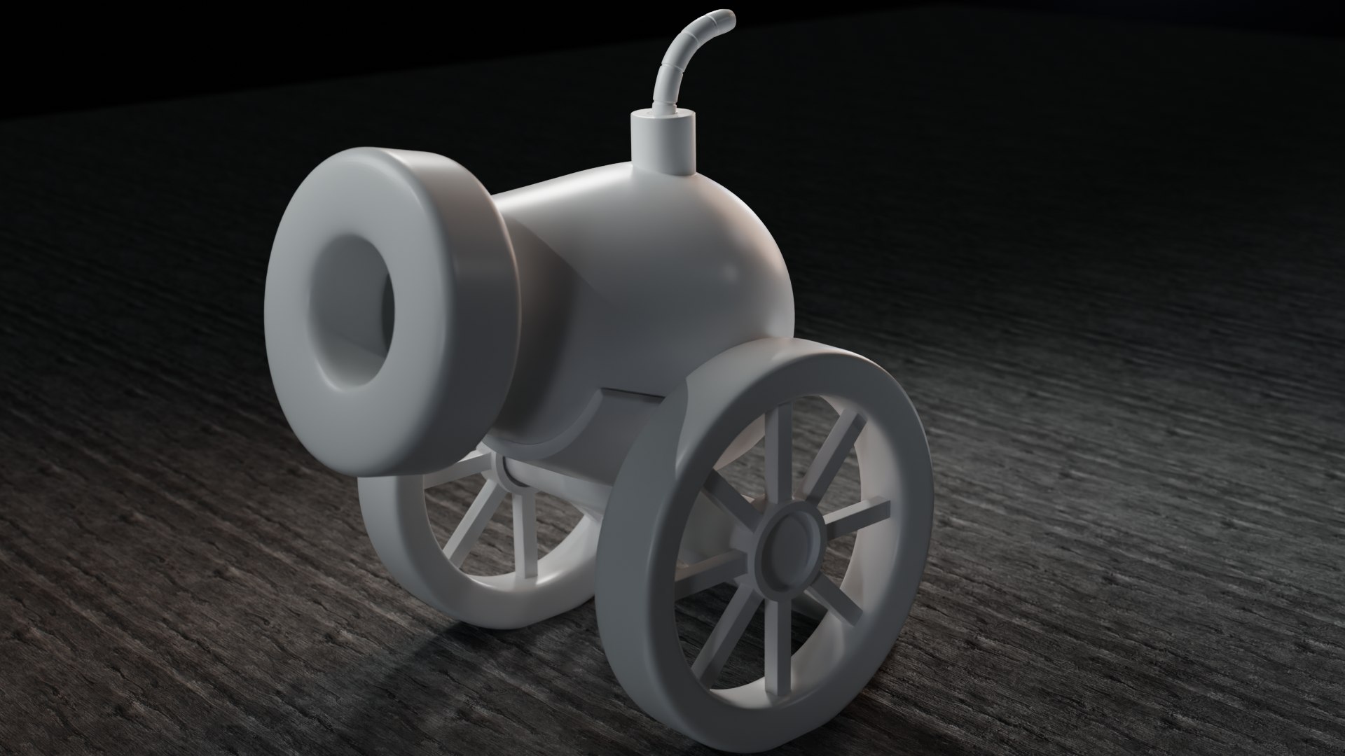 Tabletop Cannon Model 3D Model - TurboSquid 2377908
