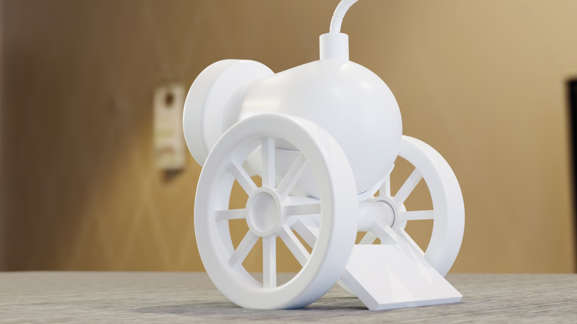 Tabletop Cannon Model 3D Model - TurboSquid 2377908