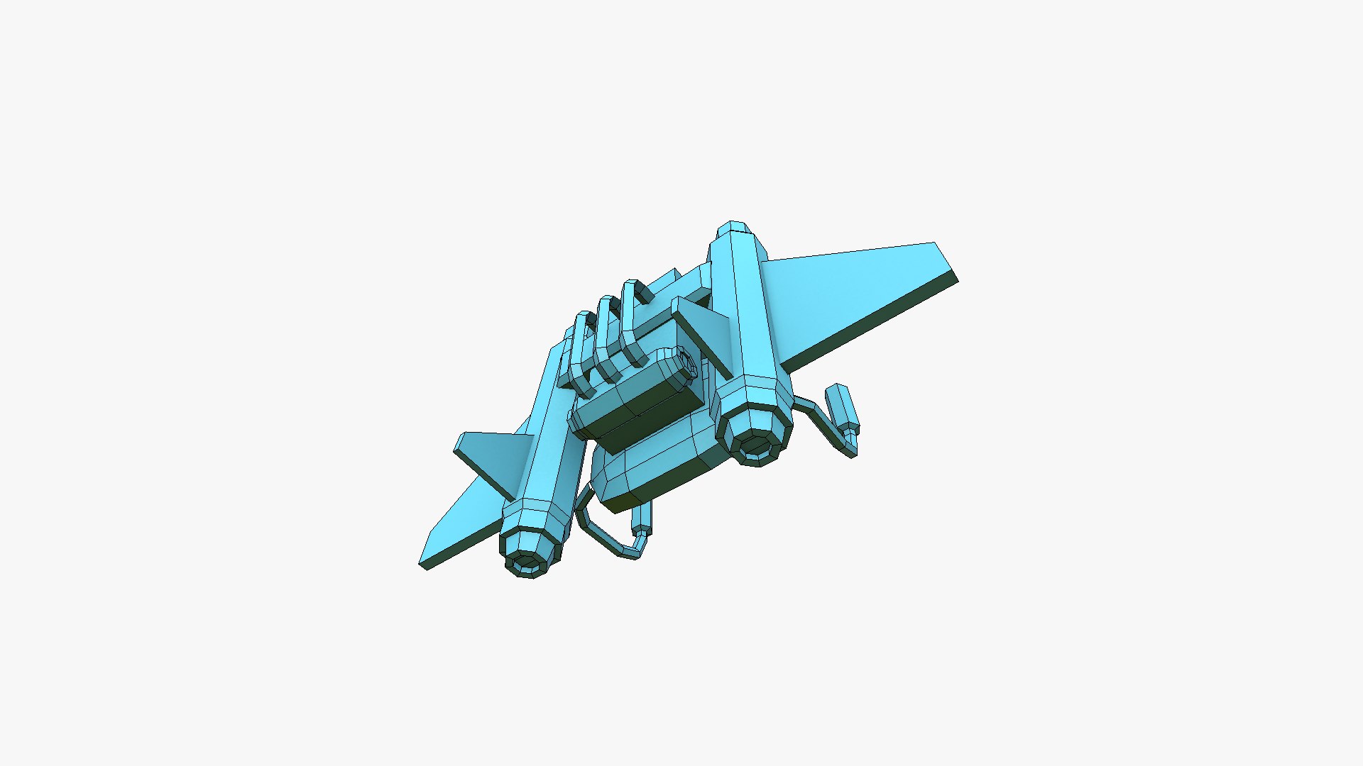 05 Jetpacks Low Poly C Collection - SciFi Character Design 3D Model ...