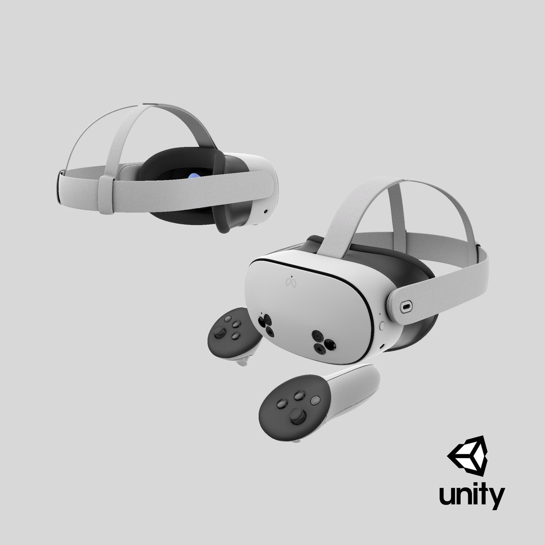 3D Meta Quest 3s With Meta Touch Plus Controllers - TurboSquid 2285973