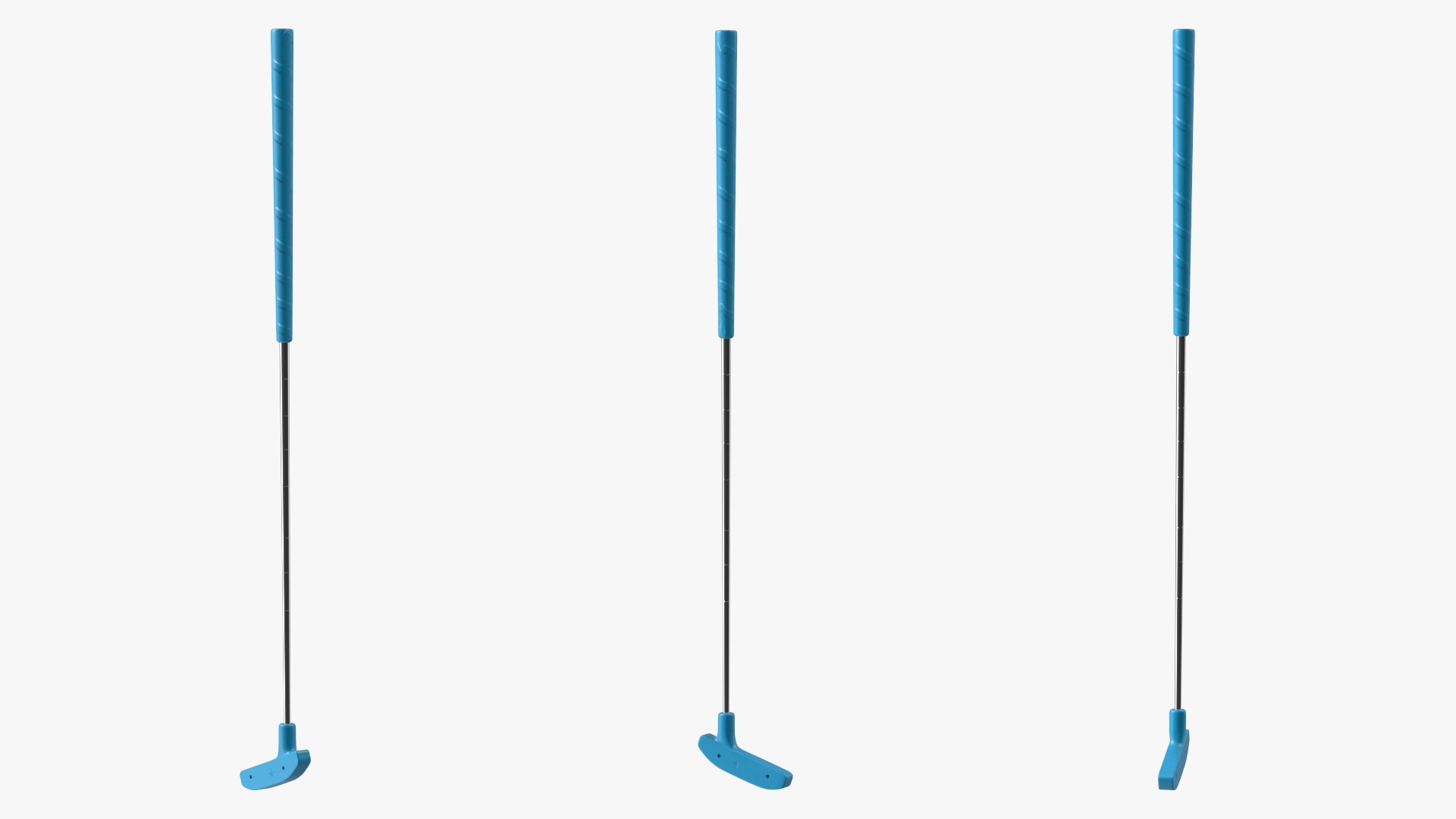 3D Model Mini Golf Putter Blue - TurboSquid 1716274