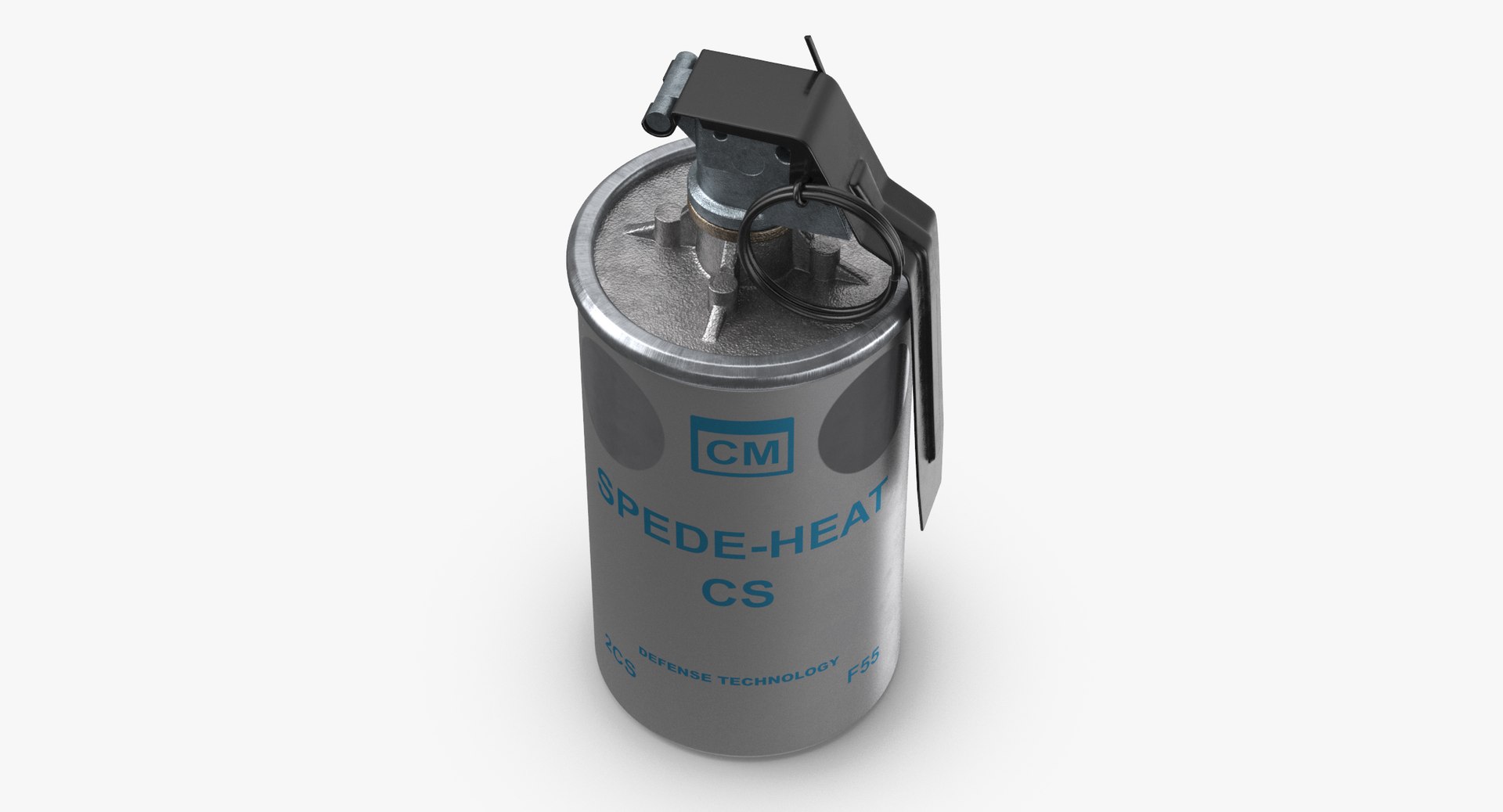 Tear Gas Canister 01 3D | 1145414 | TurboSquid