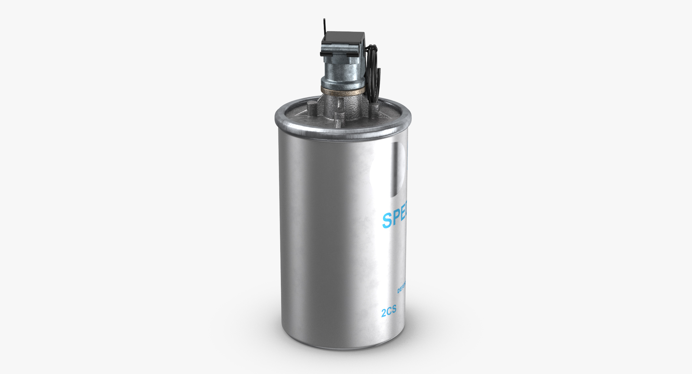 Tear gas canister 01 3D | 1145414 | TurboSquid