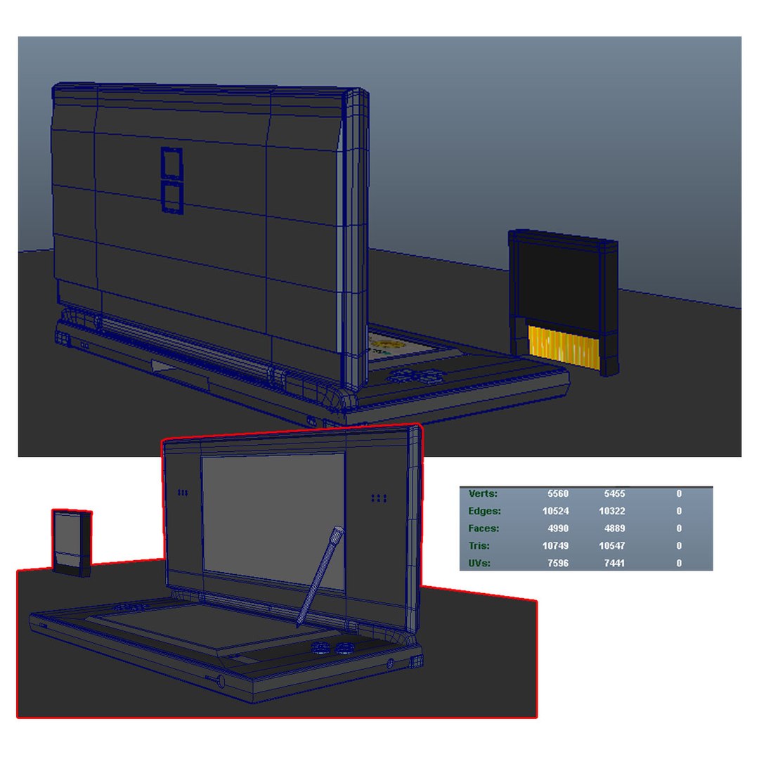 3d nintendo ds model