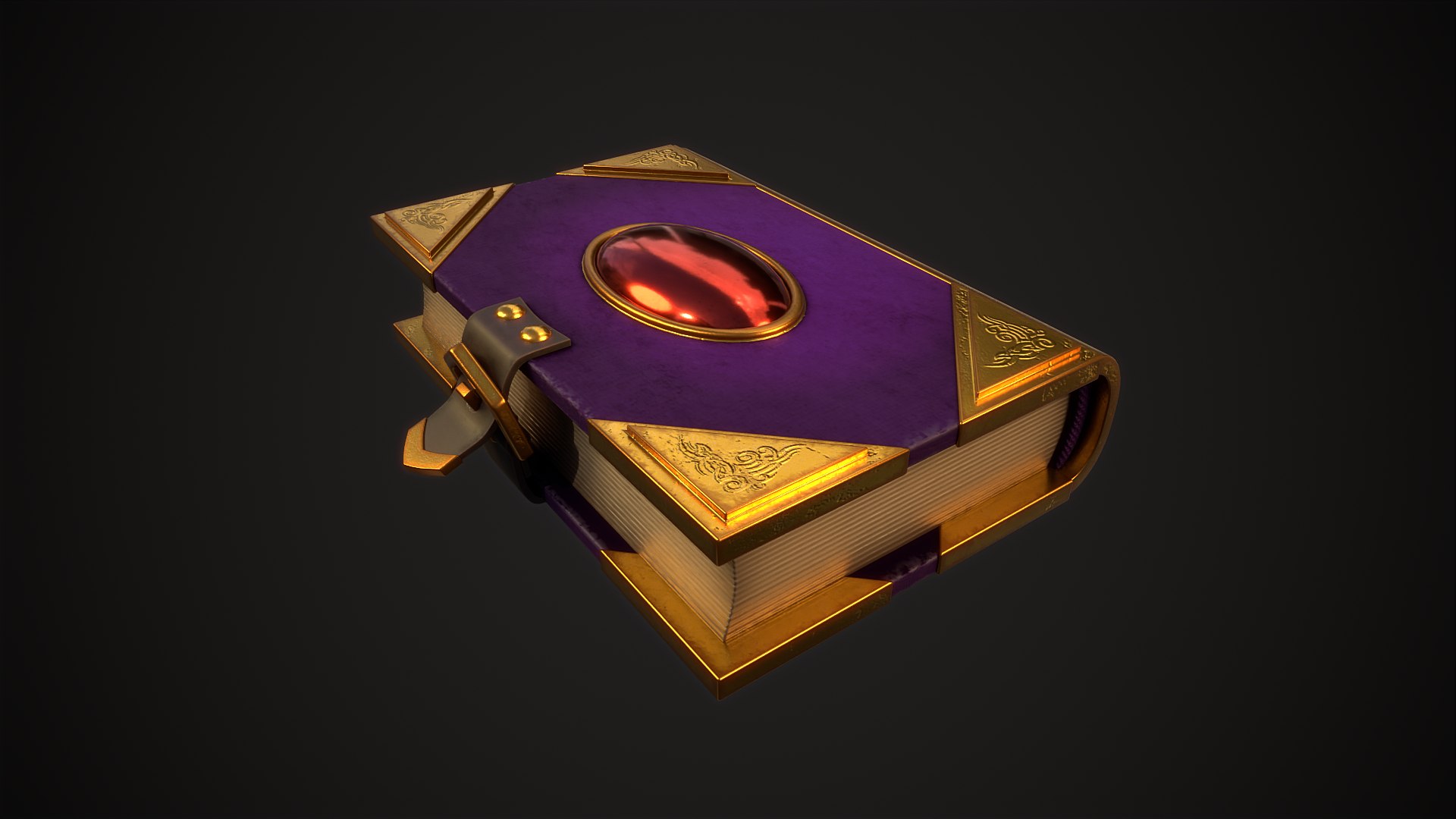 Magic Book 3D Model - TurboSquid 1876019