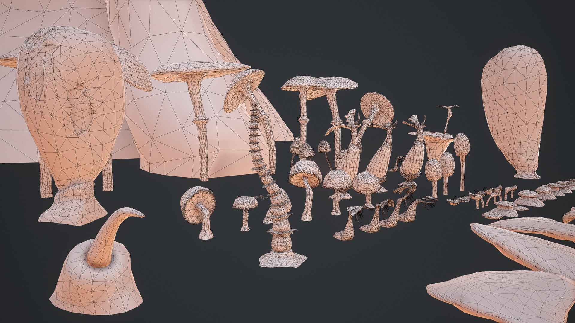 3D Star Wars Felucia Environment Pack Model - TurboSquid 1745402