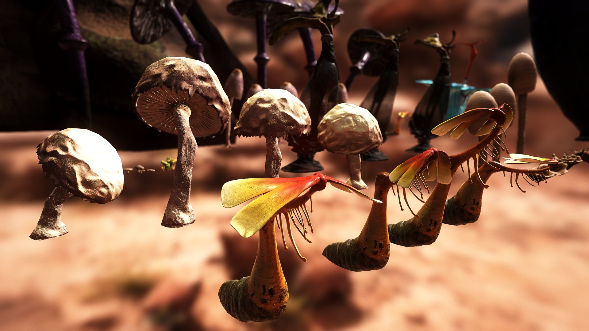 3D Star Wars Felucia Environment Pack Model - TurboSquid 1745402