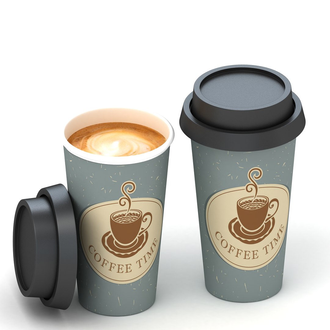 3D Paper Coffee Cup Model - TurboSquid 1974476