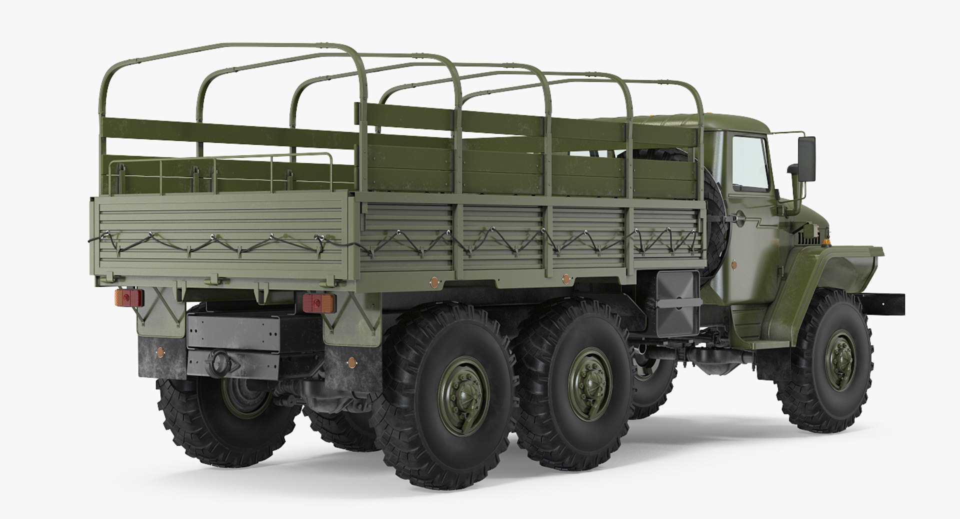 3D ural 4320 truck 6x6 - TurboSquid 1192840