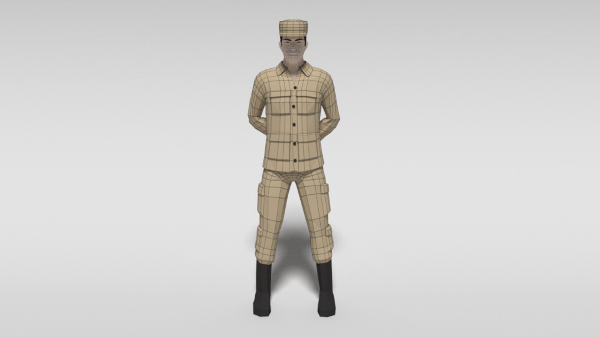 3D Soldier Blender Model - TurboSquid 1477321
